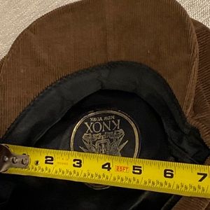 Knox Rose | Accessories | Vintage Corduroy Brown Beret Hat 7 4 Late ...